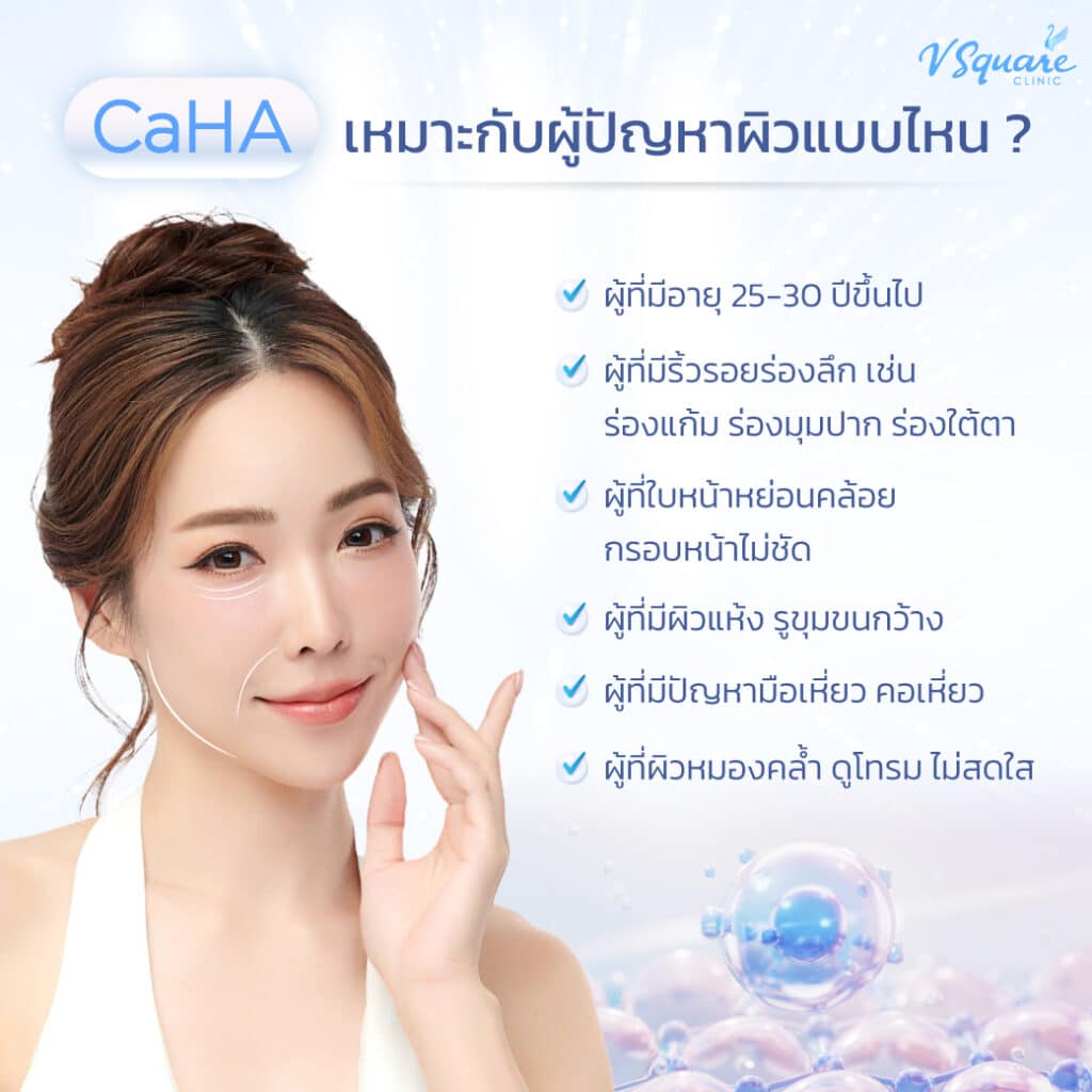 CaHA คืออะไร? เหมาะกับใคร? ราคาเท่าไร? รวมข้อควรรู้ก่อนฉีด